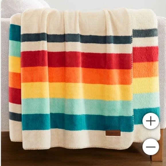 Pendleton | Bedding | New Pendleton Plush Throw Mount Foraker Size 5 In X 70 In | Poshmark